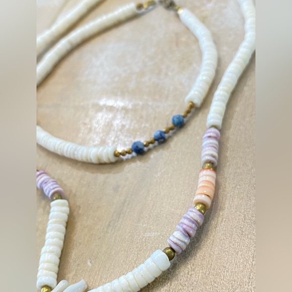 Jewelry | Sea Shell Birds Mother Of Pearl Bracelet Necklace | Poshmark